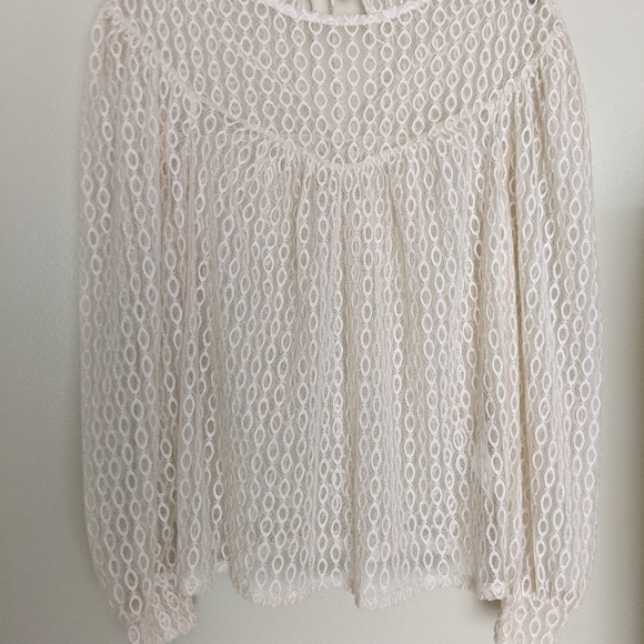 Zara | Tops | Zara Embroidered Tulle Top | Poshmark